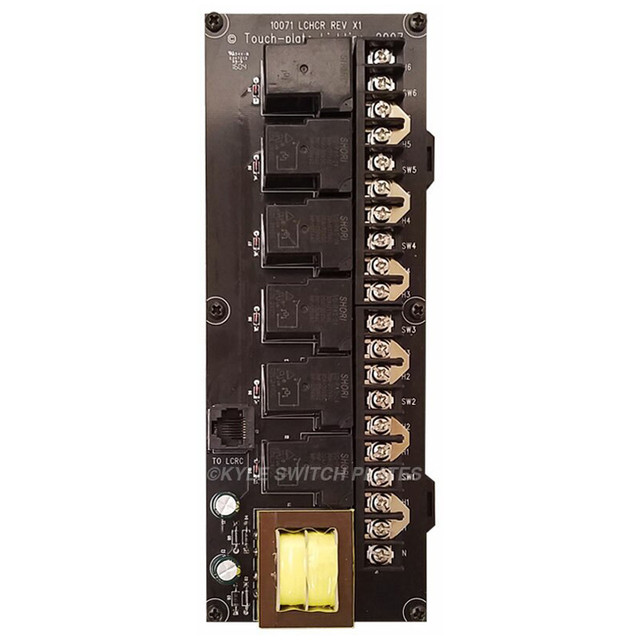 Touch-Plate Low Voltage Relay Board with 6 Relays 20A