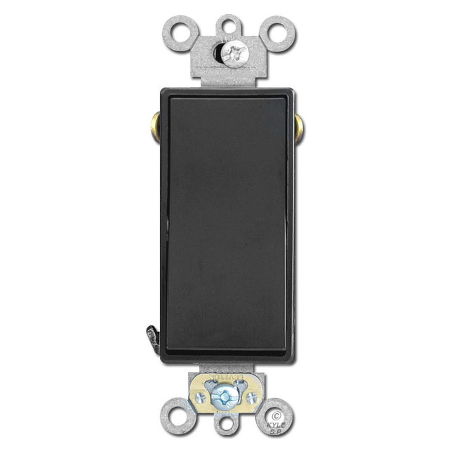 White Dpdt Maintained Decora Rocker Switches