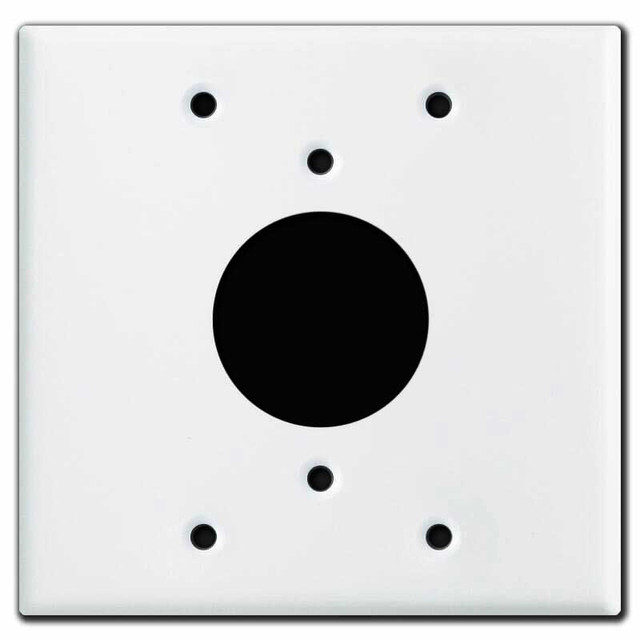 2-Gang Centered 1.62'' Twist Locking Outlet Cover Plate | Kyle