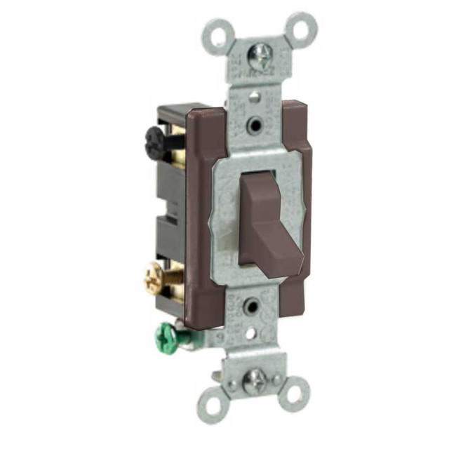 Brown Light Switches for Toggle Electrical Wall Plate Covers