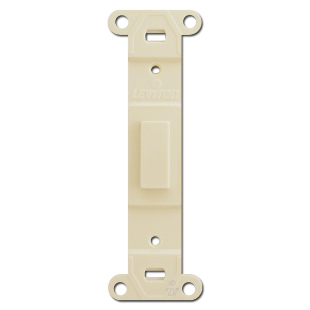 Ivory Toggle to Blank Switch Plate Inserts | Kyle Switch Plates