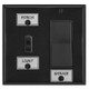 Silver Switch ID Labels for Light Switchplate Covers