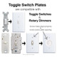 5 Toggle Switch Wall Plate | Kyle Switch Plates | Kyle Switch Plates