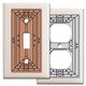 Craftsman Switch Plates in Light Almond - Kyle Design