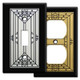 California Craftsman Light Switch Plates in Black - Kyle Design