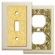 Mission Style Wall Switch Plates in Ivory - Kyle Design