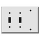 2-Toggle 1-Blank Switch Plate | Kyle Switch Plates