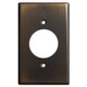 Oil Rubbed Bronze Receptacle Wall Plate Covers