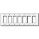8 Gang Decora Plate - White | Kyle Switch Plates