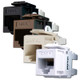 Leviton White Cat6+ Ethernet Jack for QuickPort Frames