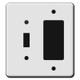 1 Decora GFCI Switch Plate Covers - Satin Brass | Kyle Switch Plates
