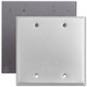 Weatherproof 4 Decor Wall Plate Covers for Wet Locations - Aluminum