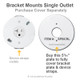 White 4'' Round Simplex Receptacle Cover Plate | Kyle Switch Plates
