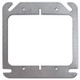 2 Device Plaster Ring for 4'' Square Junction Box