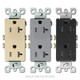 Decora Outlets & Block Receptacles - 15A/20A Modern Plugs