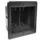 Black Clock Hanger Outlet for Flat Panel TV's | Kyle Switch Plates