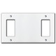 White Decora to Blank Switch Plate Adapter | Kyle Switch Plates