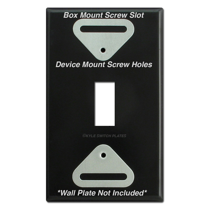 Wall Plate Straps for Mounting Switch Covers to Electrical Boxes