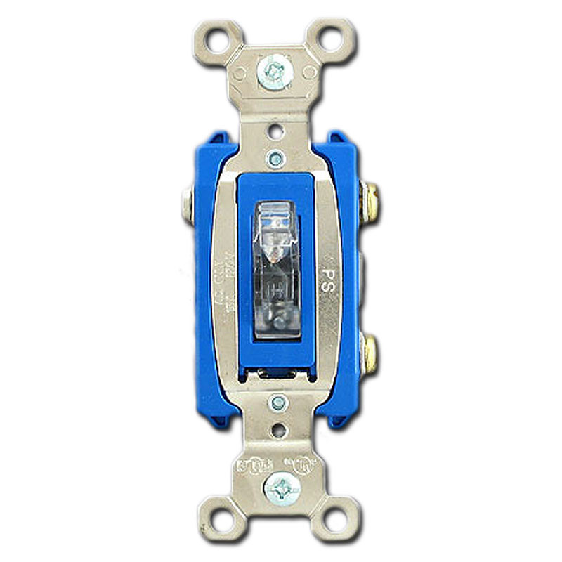 Pilot Light Switch - Toggle Illuminated When On - P&S PS15AC1-XPL