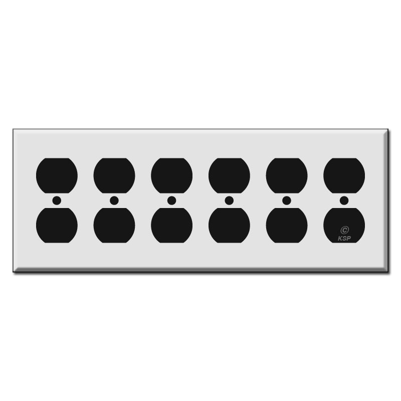 7 Gang Rocker Switch Plate | Kyle Switch Plates