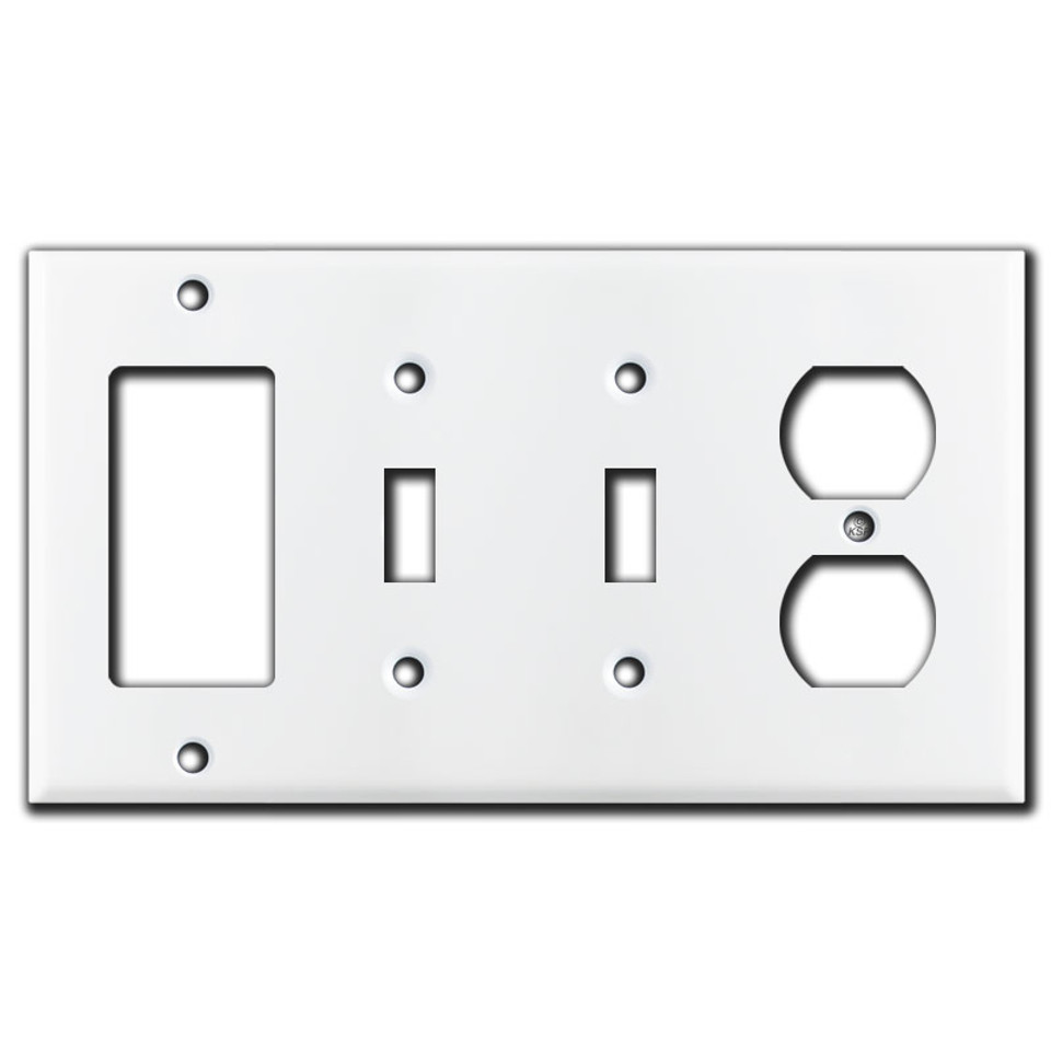 1 Gfi Decora Rocker 2 Toggle 1 Outlet Combo Switch Plates