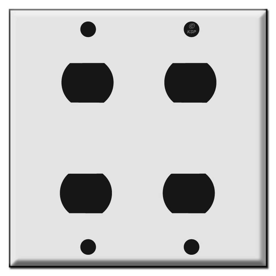 Replacement 2 Stacked Low Voltage Sierra Trigger Switch Plates