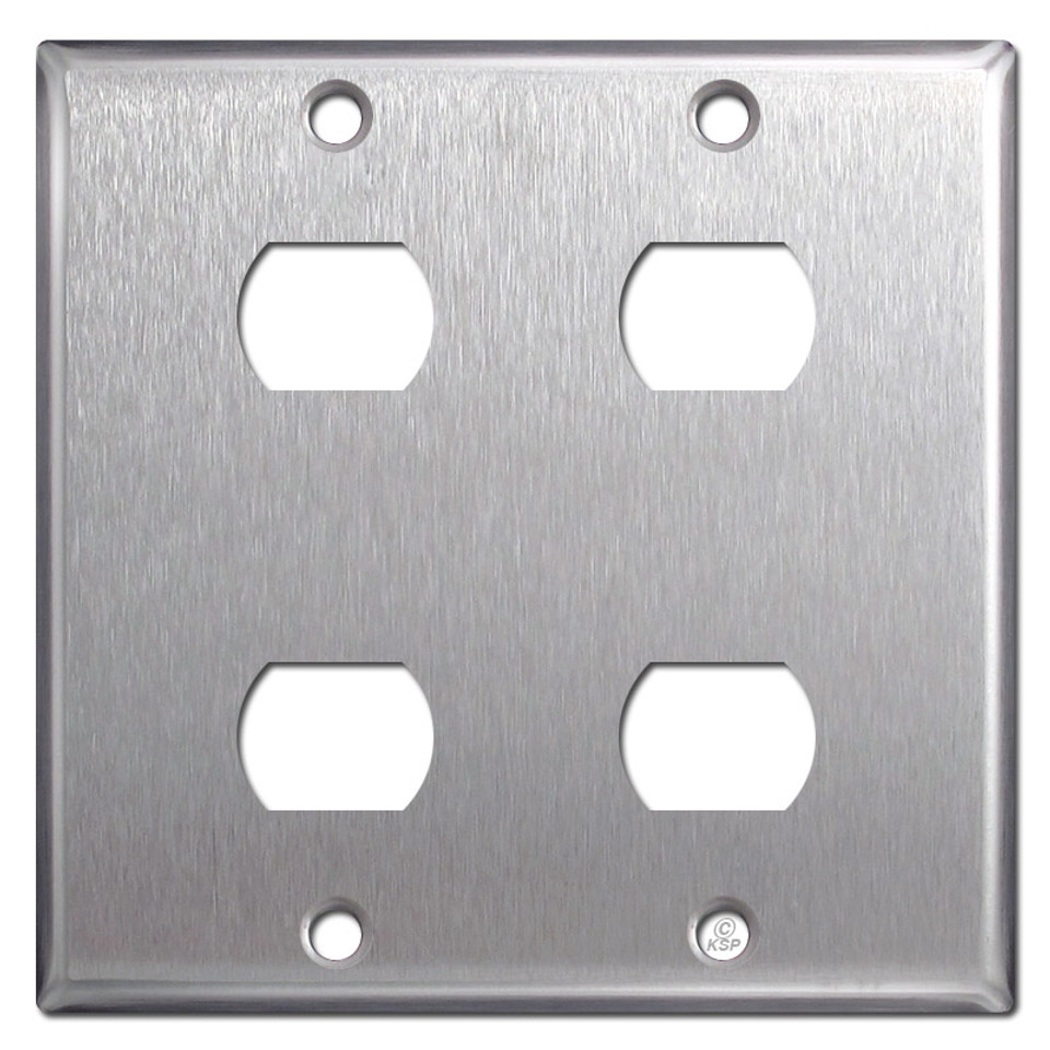 3 Gang 6 Stacked Switch Despard Wallplate Polished Chrome