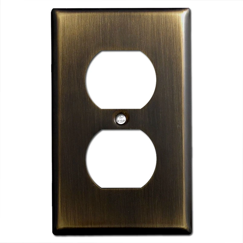 Oil Rubbed Bronze Receptacle Wall Plate Covers