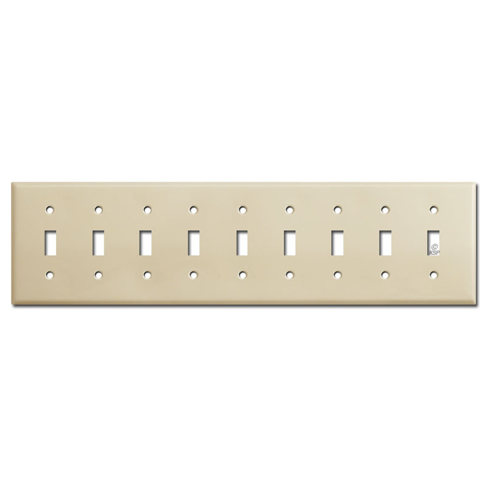 Ivory Toggle Light Switch Plates