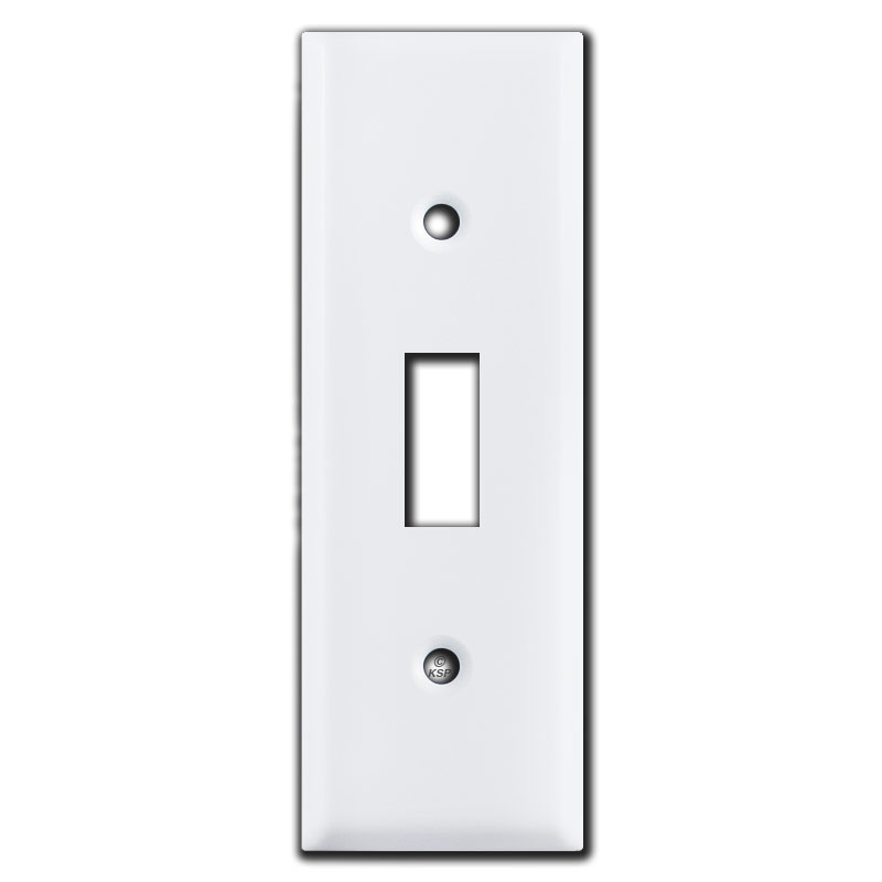Toggle Rocker Toggle Light Switch Cover - White | Kyle Switch Plates