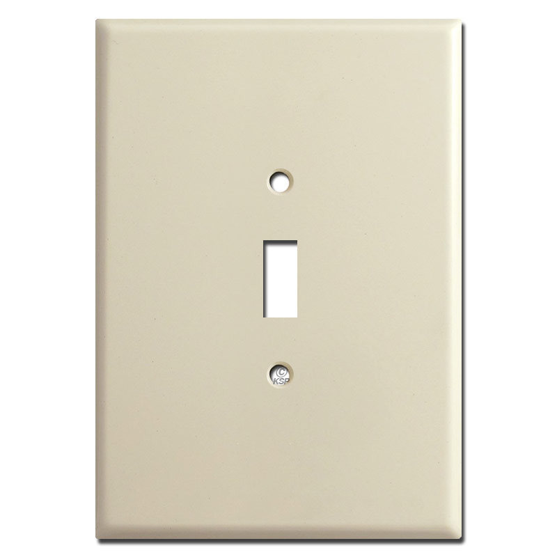 Ivory Jumbo Switch Plates and Outlet Covers