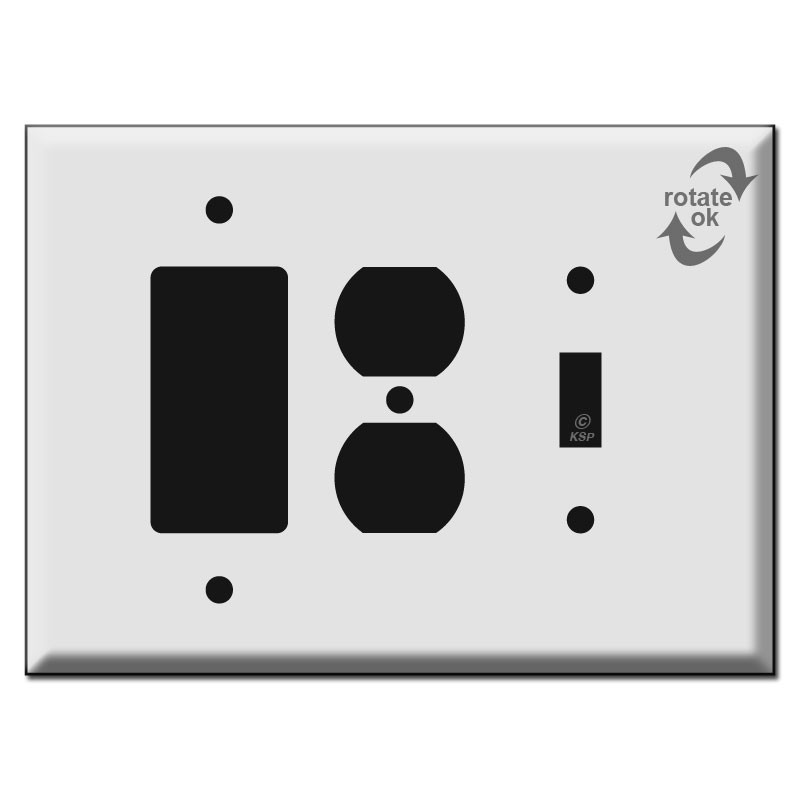 Jumbo Toggle Outlet Decora Electrical Light Switch Covers