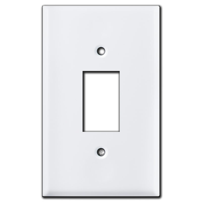 Somfy Retractable Window Covering Switch Plate - White