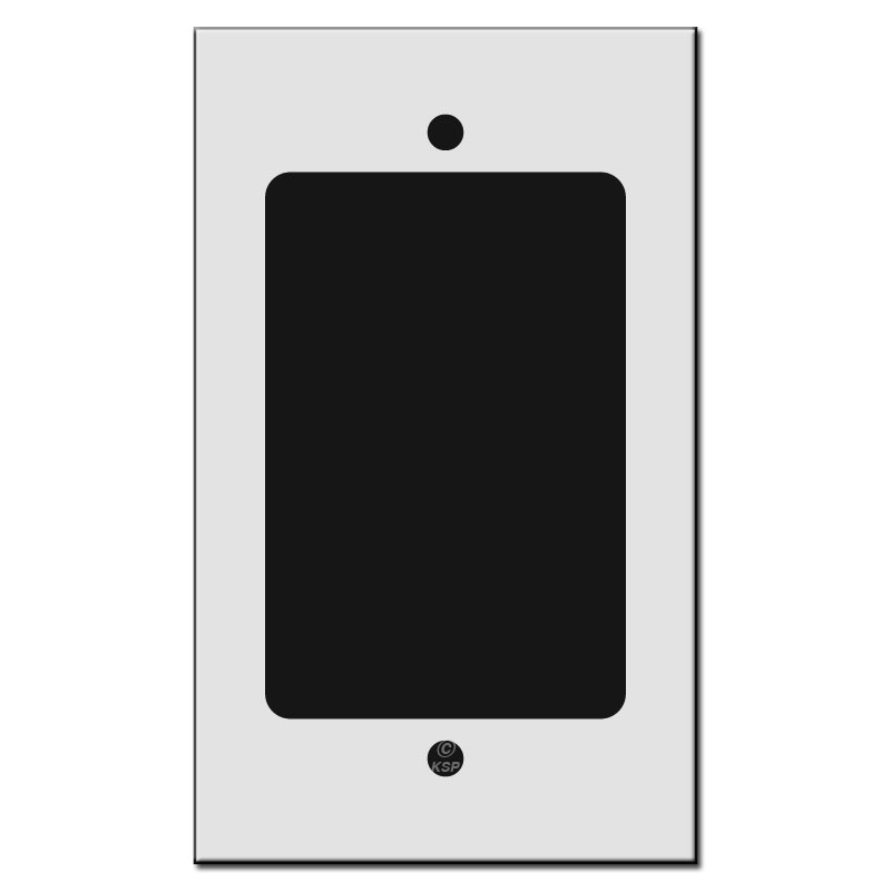 Gap Filler Support Ring for Electrical Wall Plate Cover - 1 Gang