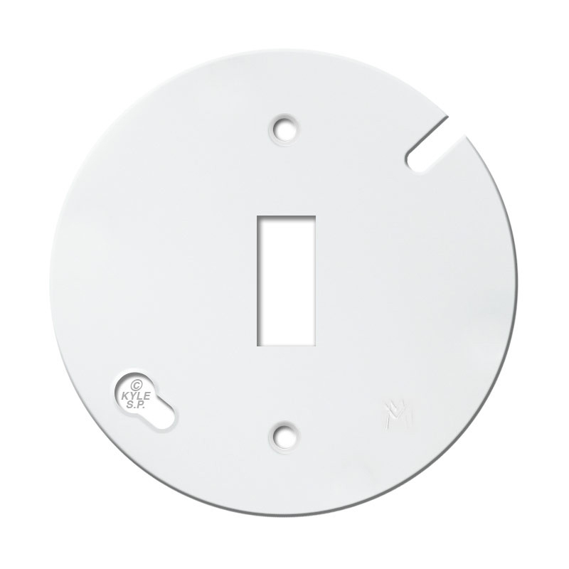 Round Toggle Light Switch Plates | Kyle Switch Plates