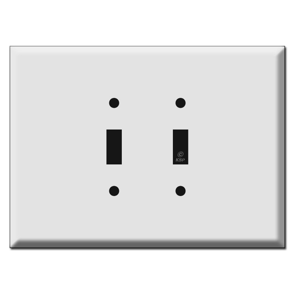 Oversized Two Gang Toggle Switch Plates Kyle Switch Plates