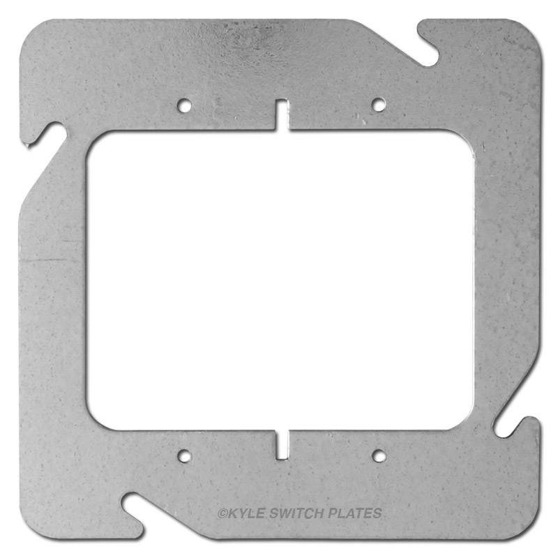 Mud Ring Square Box Cover for Single Centered Device