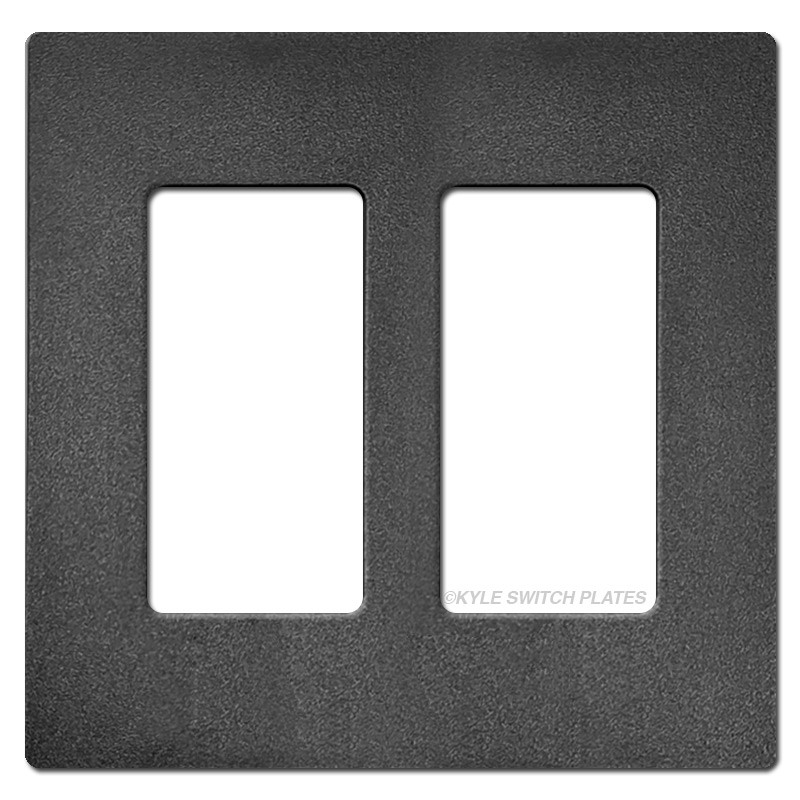 1 Rocker GFI Screwless Light Switch Cover Lutron - Black