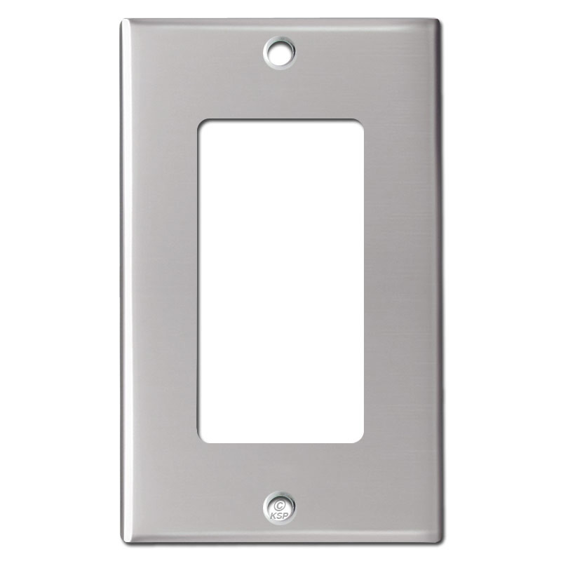 Polished Stainless Steel Wall Plates | Kyle Switch Plates