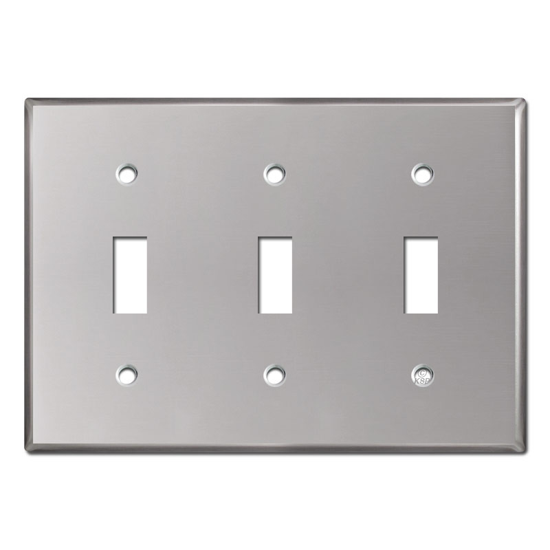 Polished Stainless Steel Wall Plates | Kyle Switch Plates