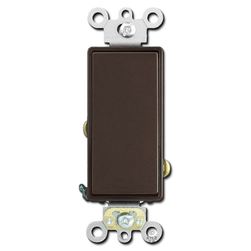 Brown Double Decora Switch | Kyle Switch Plates