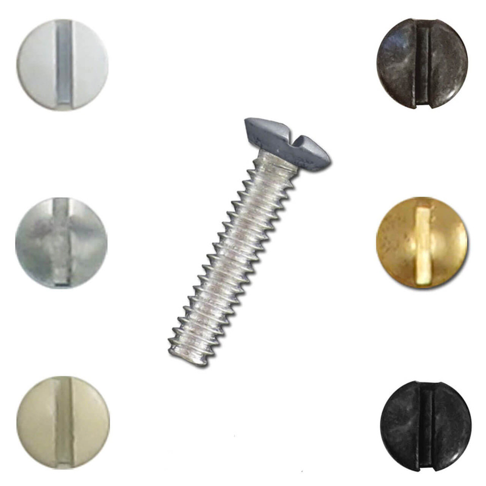 Switch Plate Screws for Outlet Covers & Electrical Wall Plates
