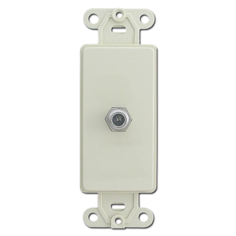 Almond Blank Phone & Cable Jacks for Wall Cover Plates
