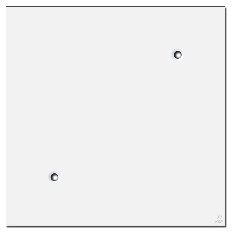 6'' X 6'' All Blank Wall Plate Cover Panel - No Holes | Kyle Switch Plates