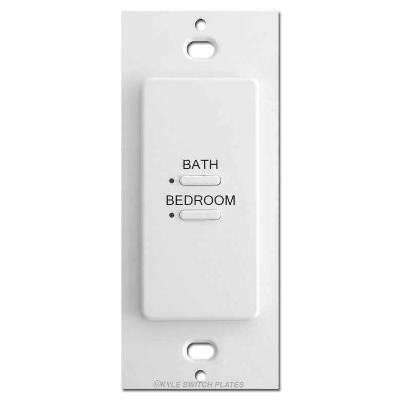 Engraved Touch Plate 6-Button Ultra LED Low Voltage Switches