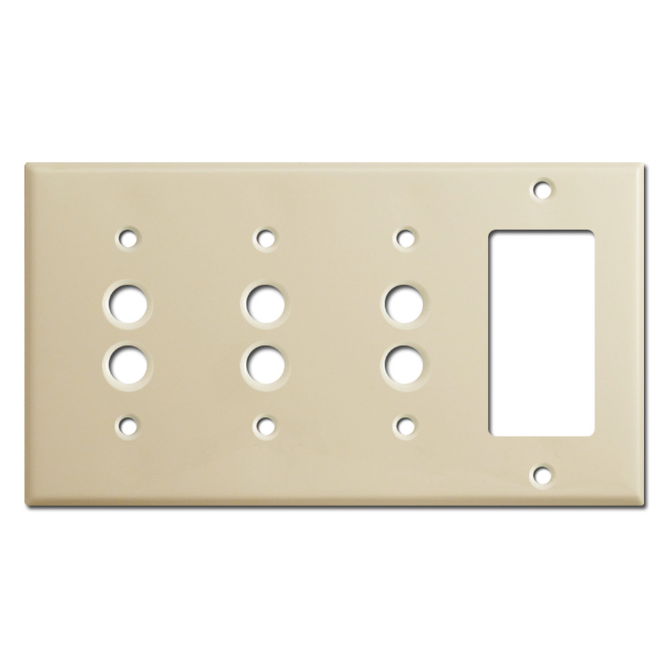2 Gfi Decora Rocker Switch And 1 Blank Wall Plates Ivory