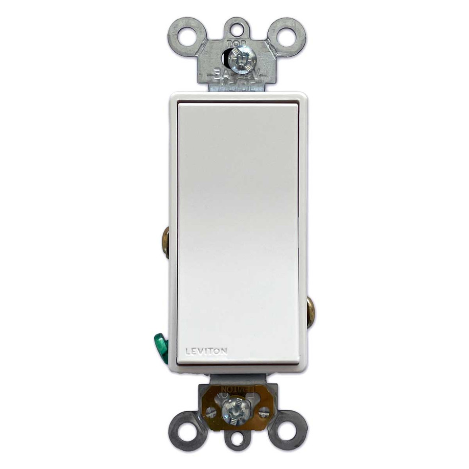 Low Voltage Decora Momentary Switch 2-Wire 24V 3A - White