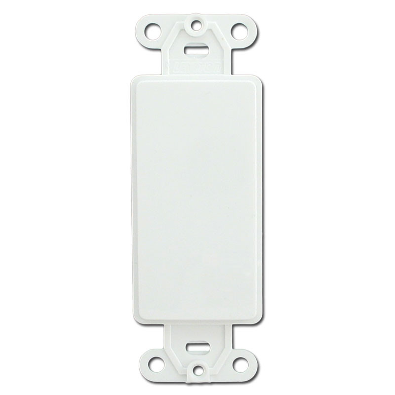 White Decora to Blank Switch Plate Adapter | Kyle Switch Plates