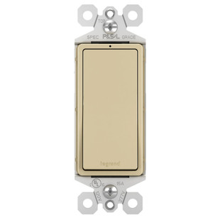 Ivory Lighted 15A Rocker Switches | Kyle Switch Plates