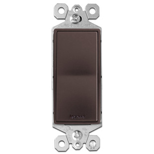 Brown 3 Way Rocker Switches | Kyle Switch Plates